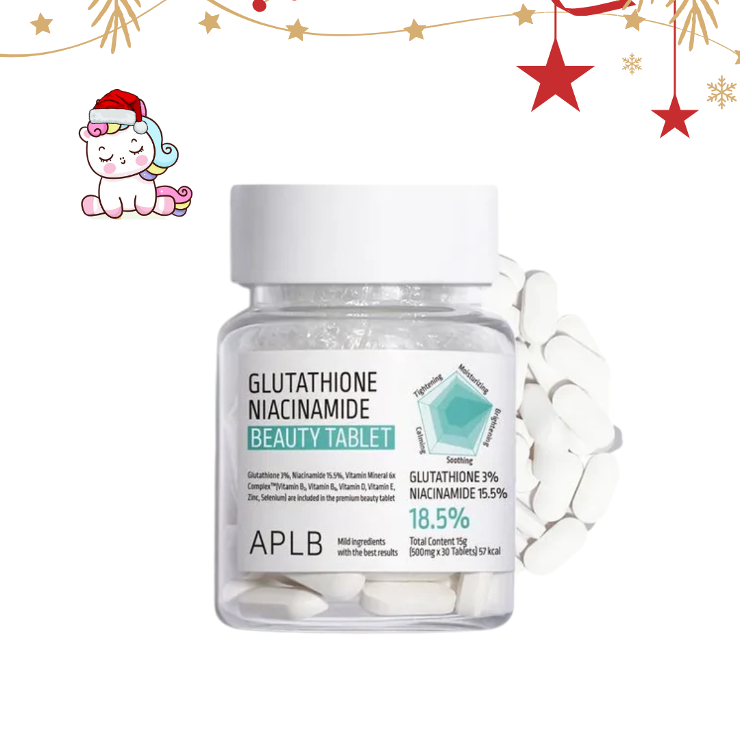 Aplb – Glutathione Niacinamide Beauty Tablet (30 Tabletas) – Unicorn